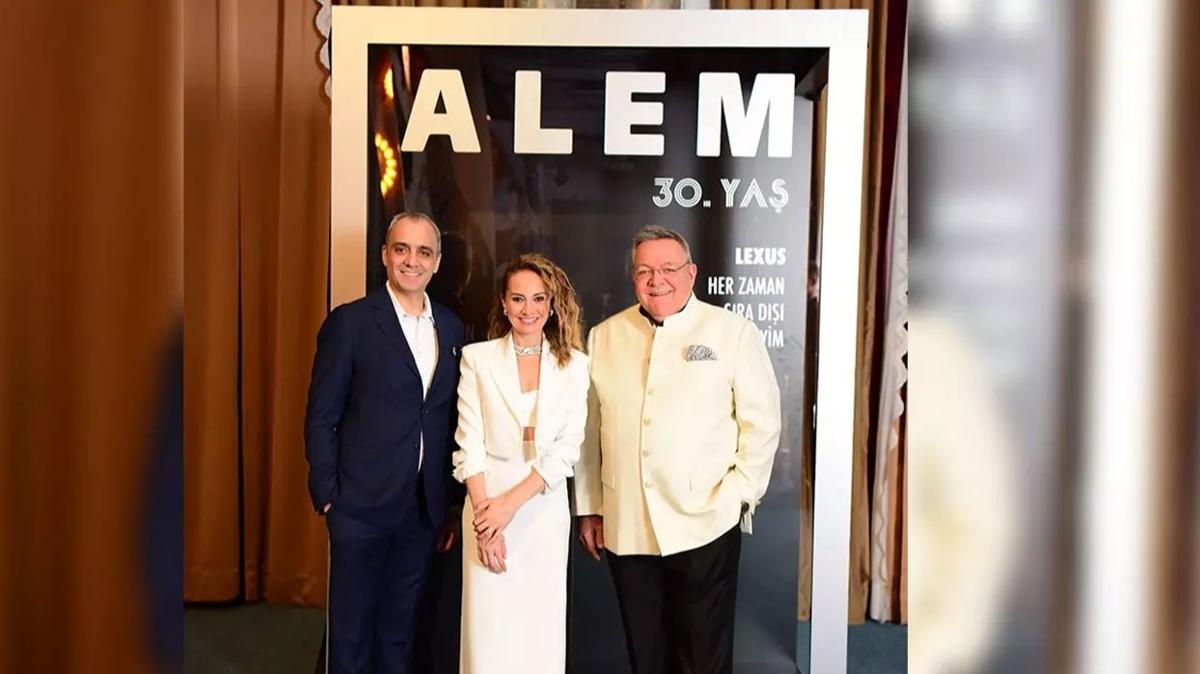 ALEM Dergisi 30'uncu yaşını Çırağan Sarayı'nda kutladı