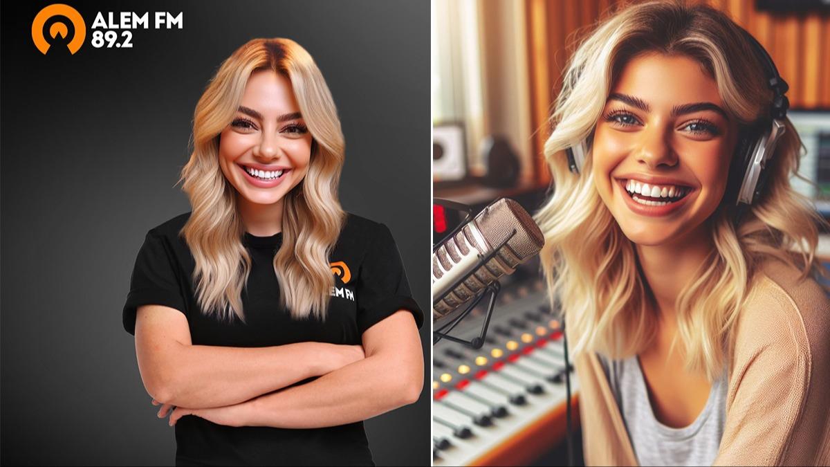 Türkiye'nin ilk yapay zeka radyo programcısı Meltem, ALEM FM'de...